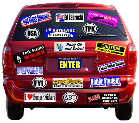 The Bumper Sticker Parking Lot of Fame