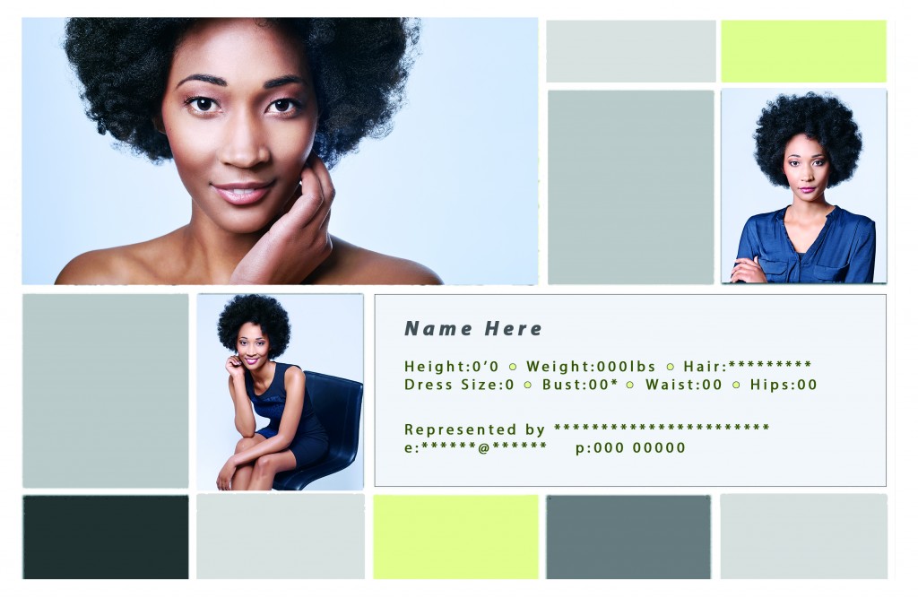 FREE Comp Card Templates For Actor Model Headshots NextDayFlyers