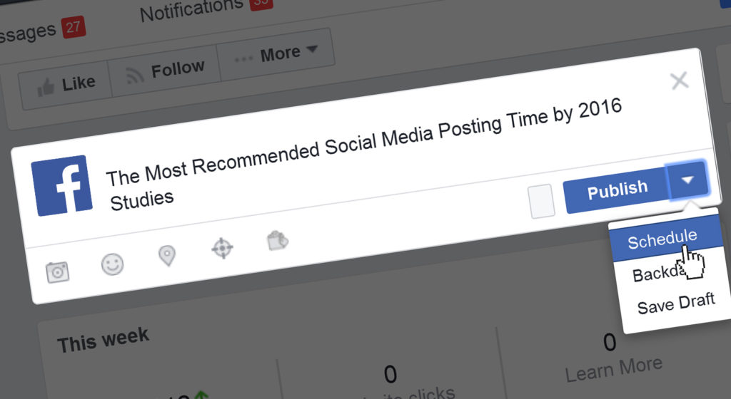 The Most Recommended Social Media Posting Time by 2016 Studies