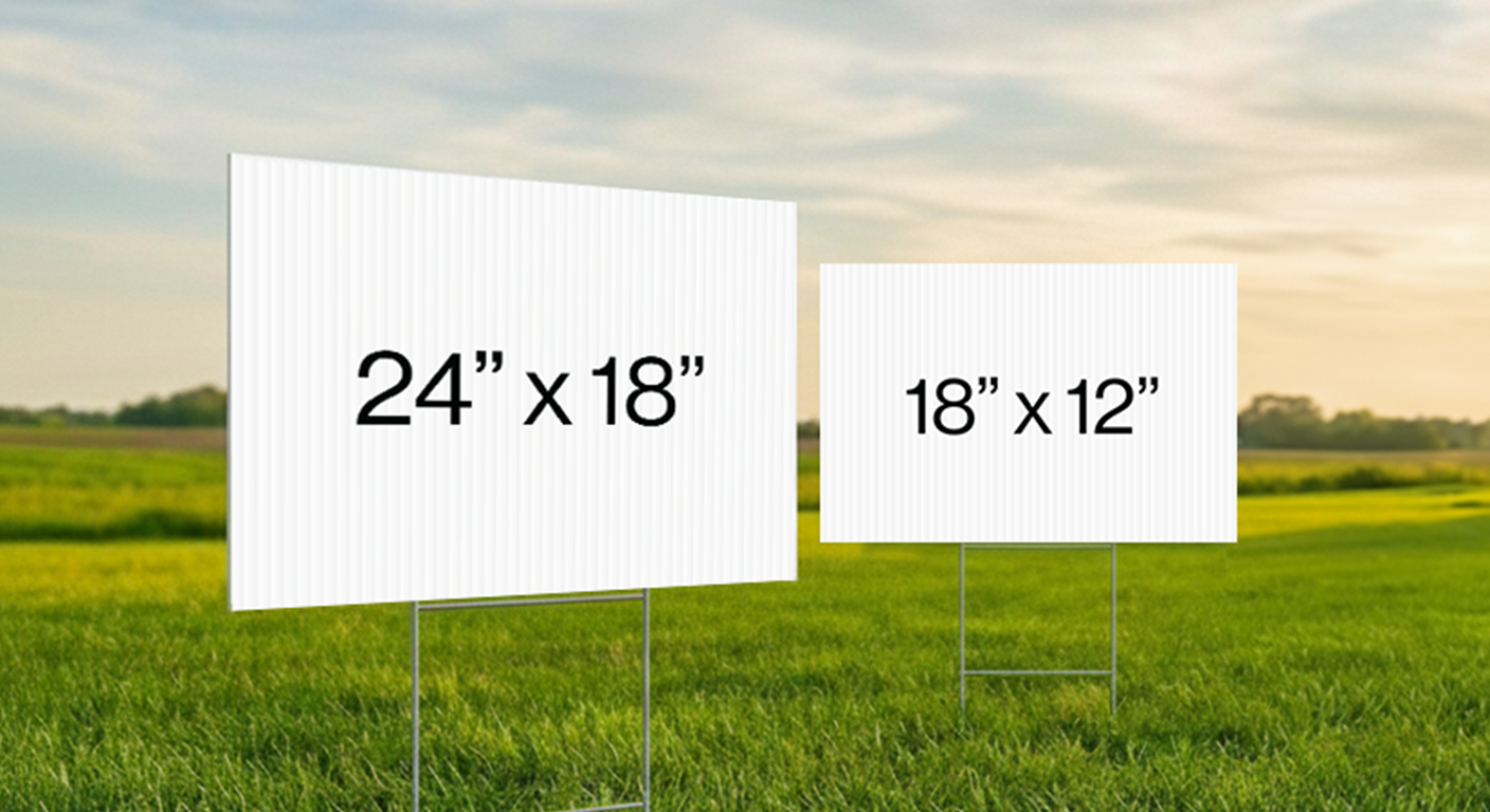 The Standard Yard Sign Size That Gets You Noticed | NextDayFlyers